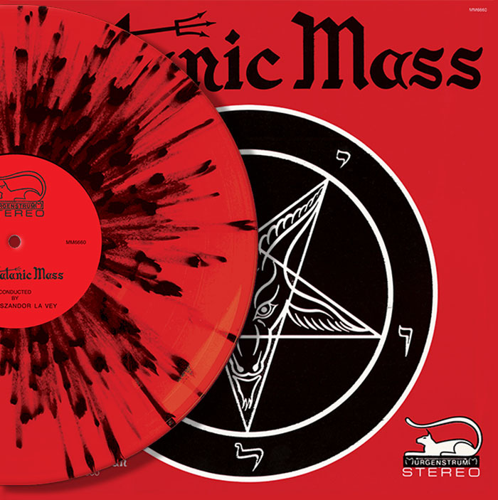 Anton Szandor LaVey: The Satanic Mass (Black/Red Splatter Vinyl) | Rue ...