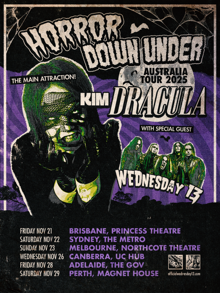 Wednesday 13 The Rue Morgue Records Interview October 31, 2025